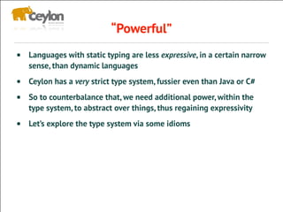 Exploring Ceylon with Gavin King - JUG BB Talk - Belrin 2014 | PPT