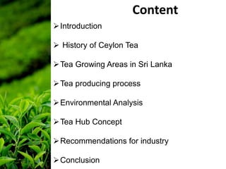 Ceylon tea industry | PPTX
