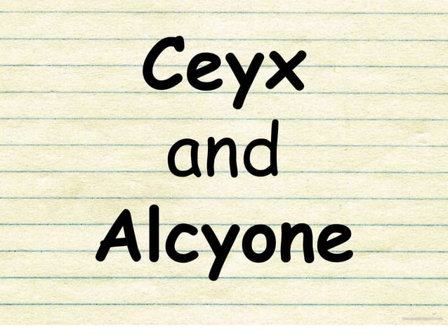 Ceyx andalcyone | PPTX