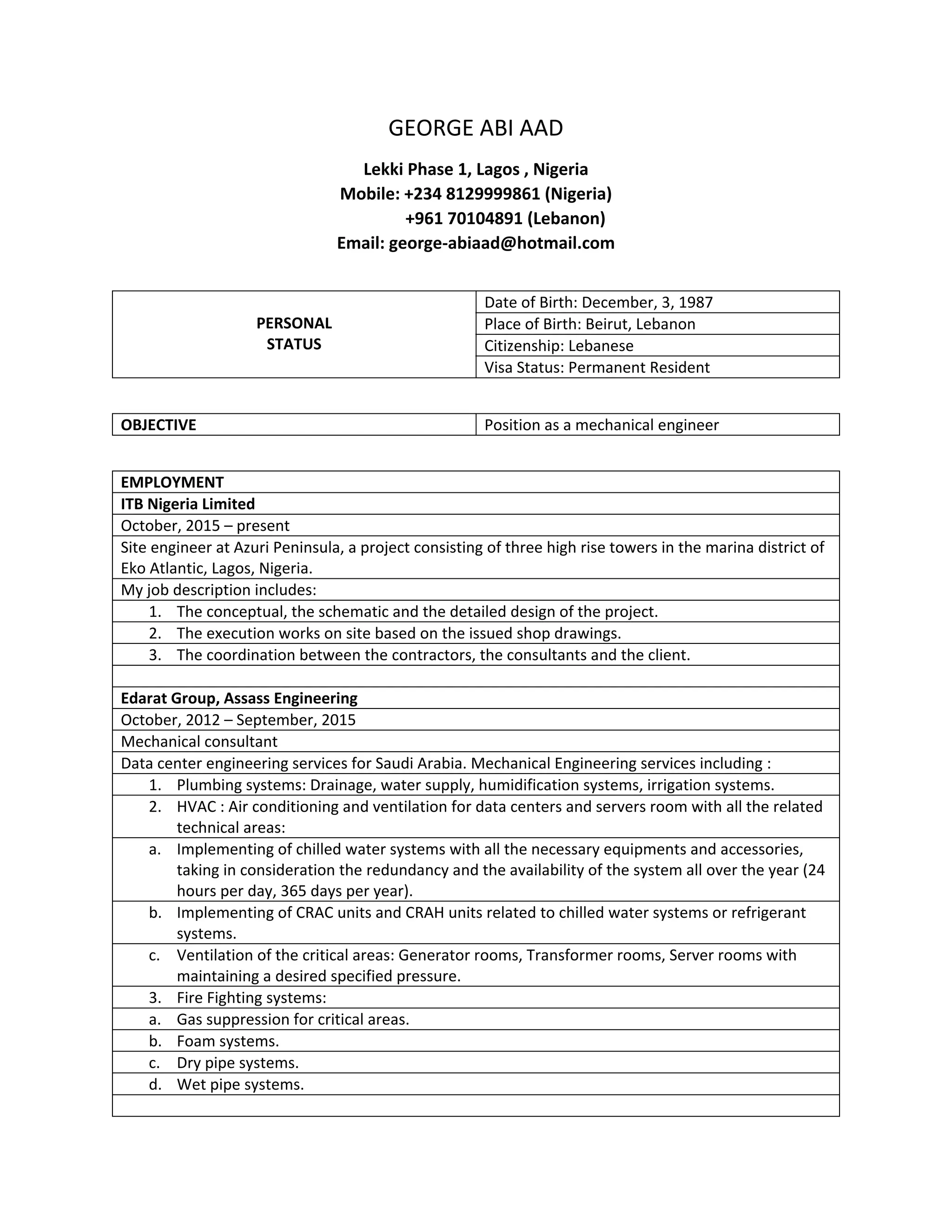 George Abi Aad | PDF