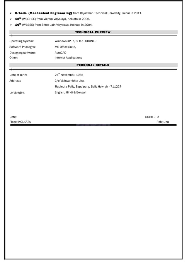 Mechanical Engineer,4 yrs of exp | DOC | Mechanical and Industrial Engineering Industry | Industries