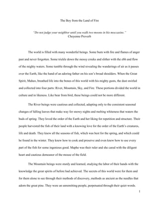 The Boy from the Land of Fire | PDF