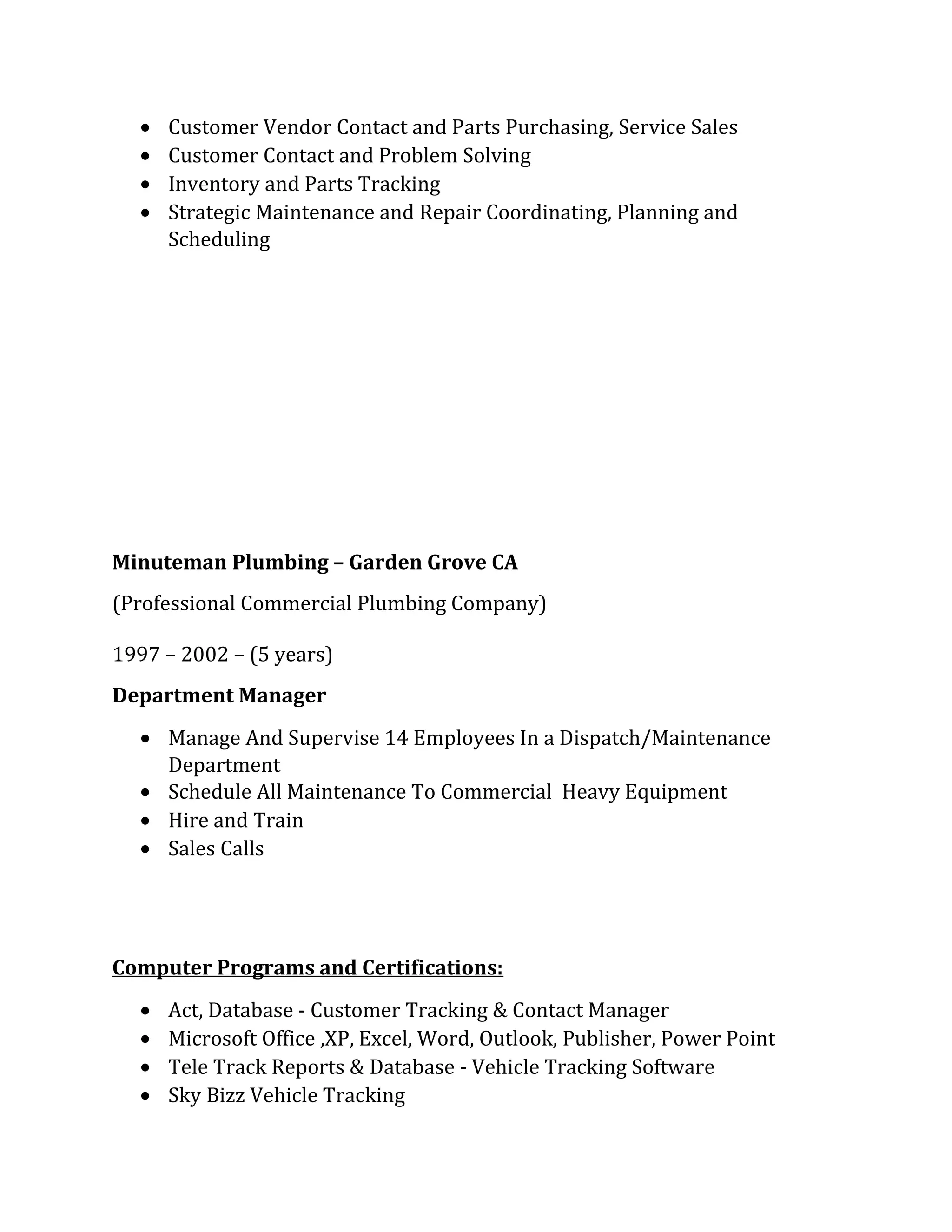 Rob Castro Resume 2016 | DOC
