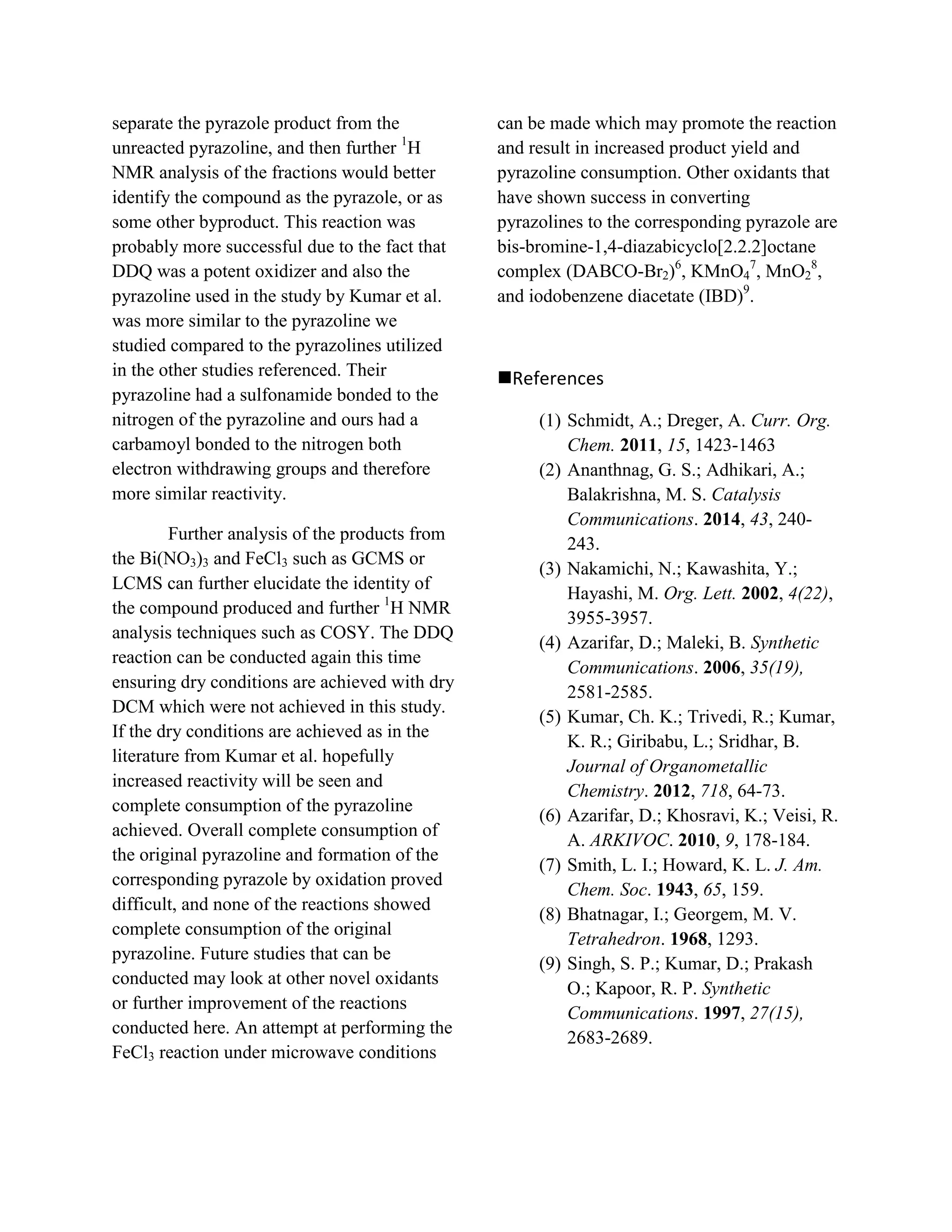 CHEM 450 Final Report | PDF