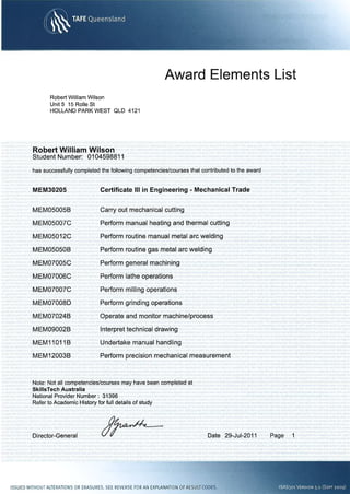 Trade Certificate (1) | PDF