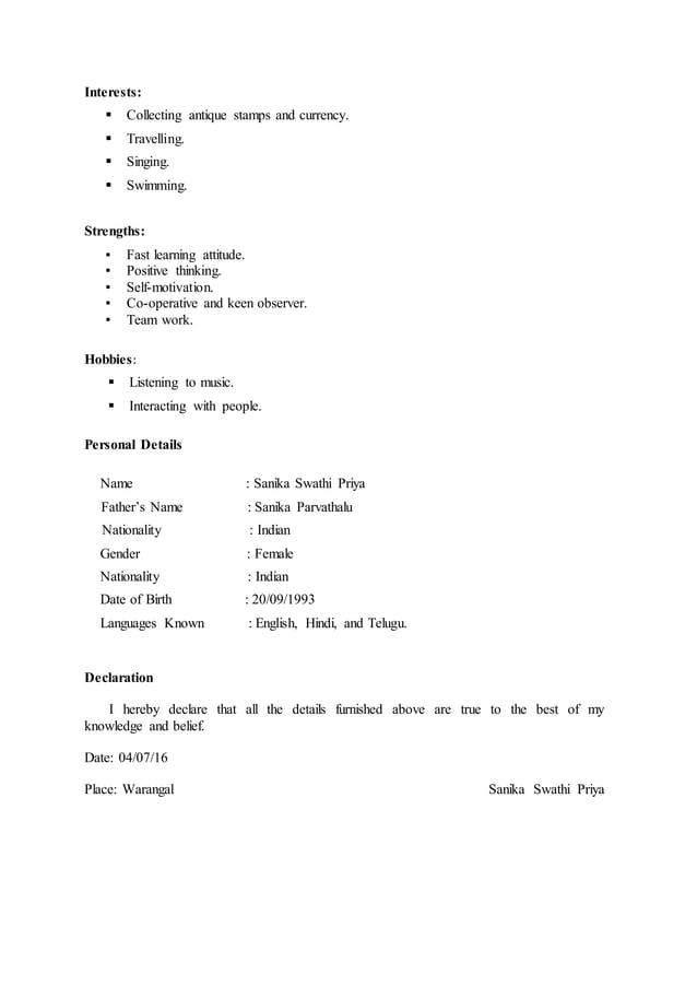 Swathi Priya RESUME | PDF