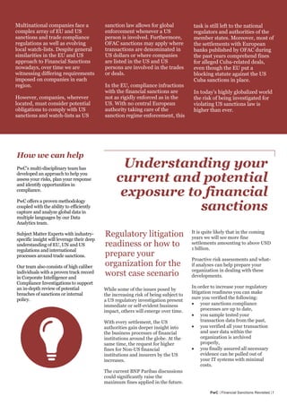 PwC Global Financial Sanctions | PDF