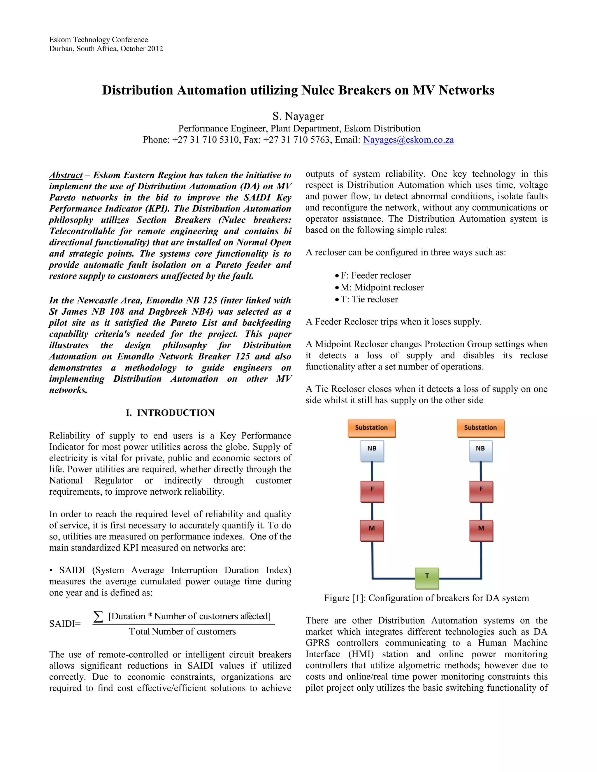 Distribution Automation 2012 Pdf