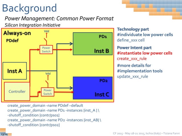 Automated Power Gating Methodology For Dataflow Based Reconfigurable