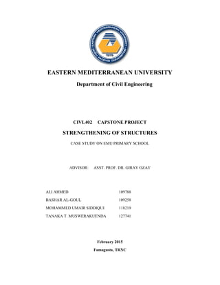 Capstone Project - Strengthening of Sturctures | PDF
