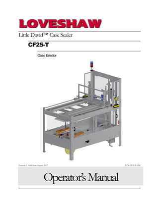 LoveShaw CF25 tManual | PDF
