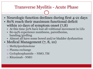 Transversemyelitis2 | PPTX