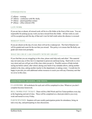 12KellyClassroomManagementPlanRevised | PDF