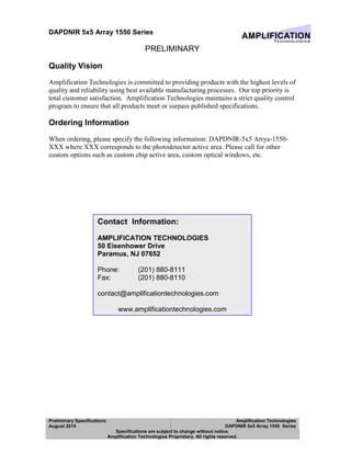 NIRDAPD_5x5_Array_1550_v03 | PDF