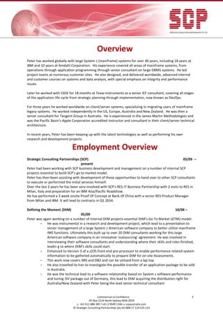 SCP - Resume - 2014 02 04 | PDF