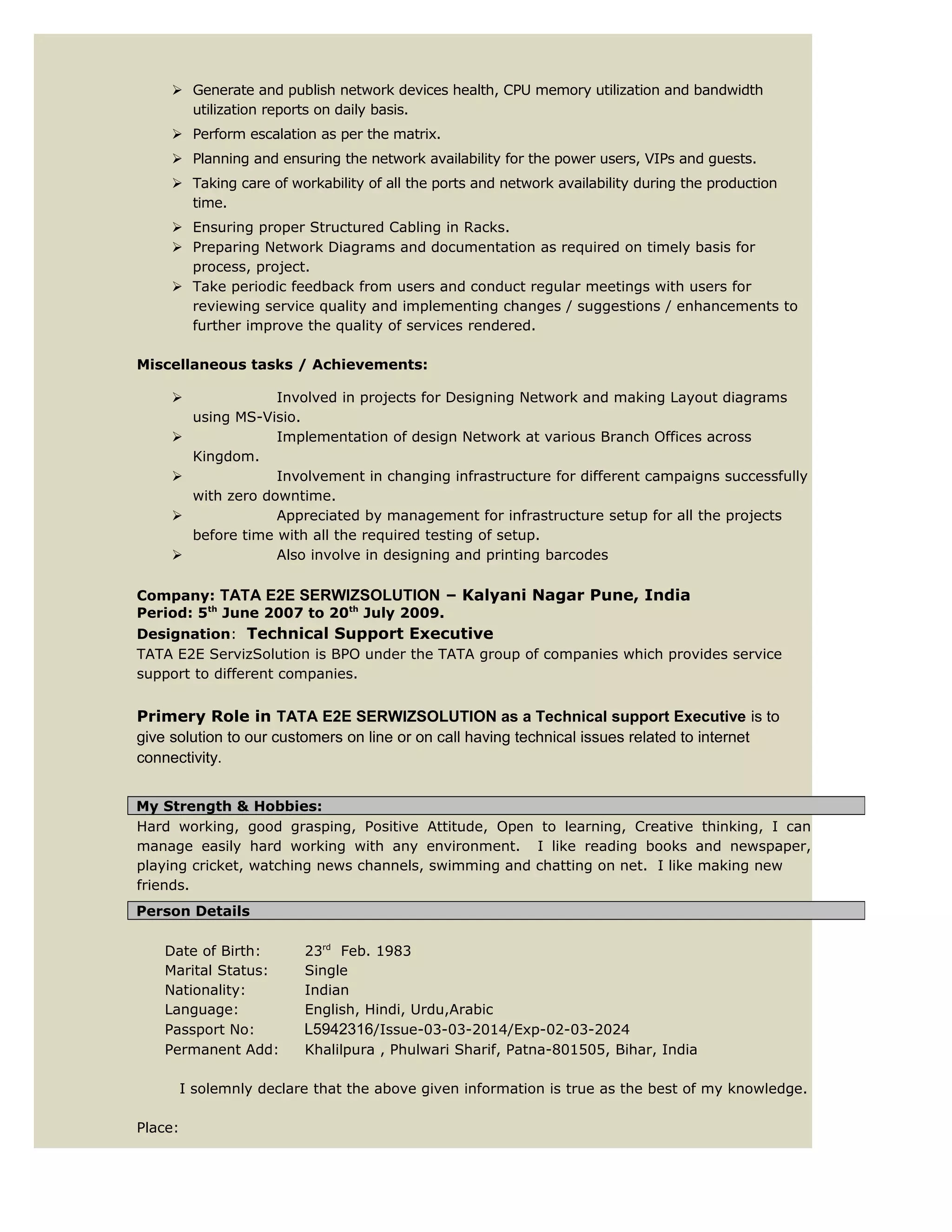 Mumtaz_Resume | DOC