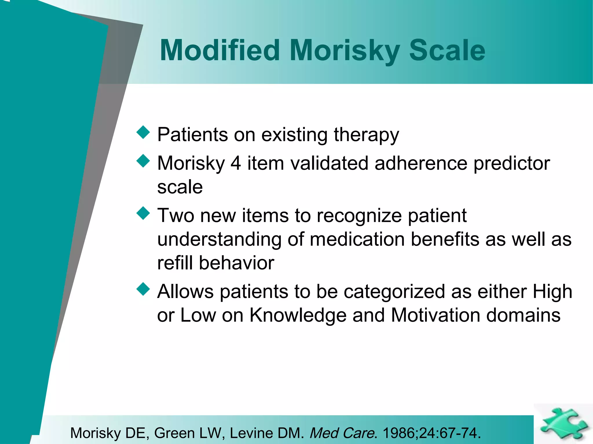 Medication_NonAdherenceX | PPT | Pharmaceutical Industry | Industries