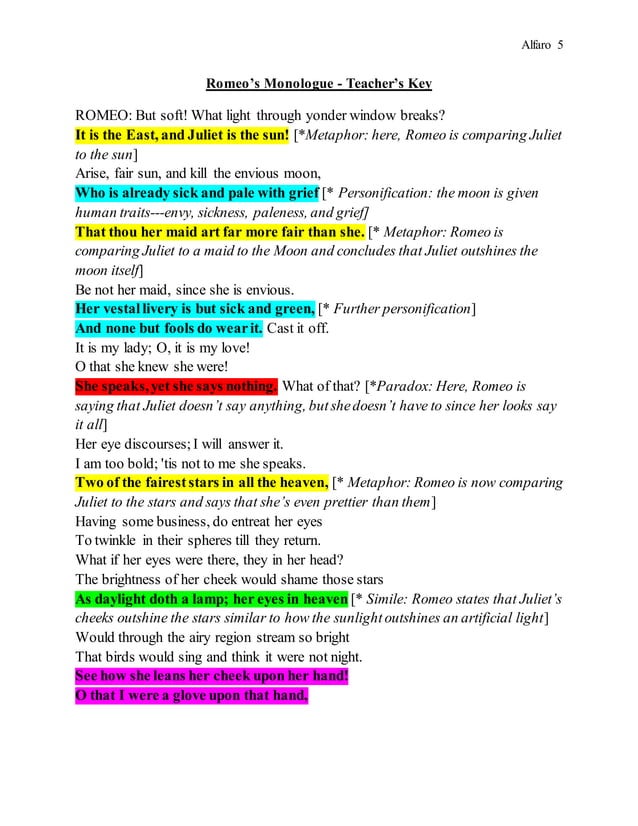 Shakespeare Lesson Plan | PDF