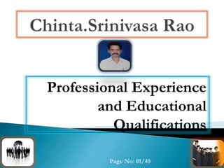 My Professional and Educational Qualifications Presentation | PPTX