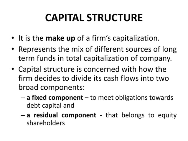 CF 4.1 Capital Structure.pptx