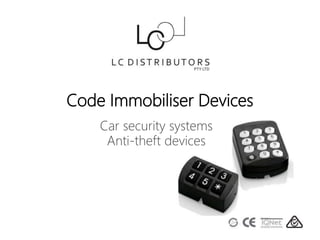 S-12 Immobiliser for cars | PPTX