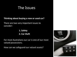 S-12 Immobiliser for cars | PPTX