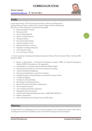 Hazem -Resume | PDF