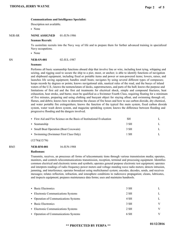 Jerry_Navy_Transcript | PDF