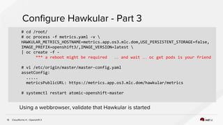 Integrate Openshift with Cloudforms | PPT