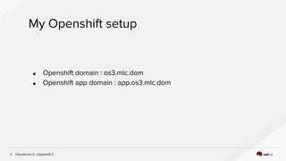 Integrate Openshift with Cloudforms | PPT