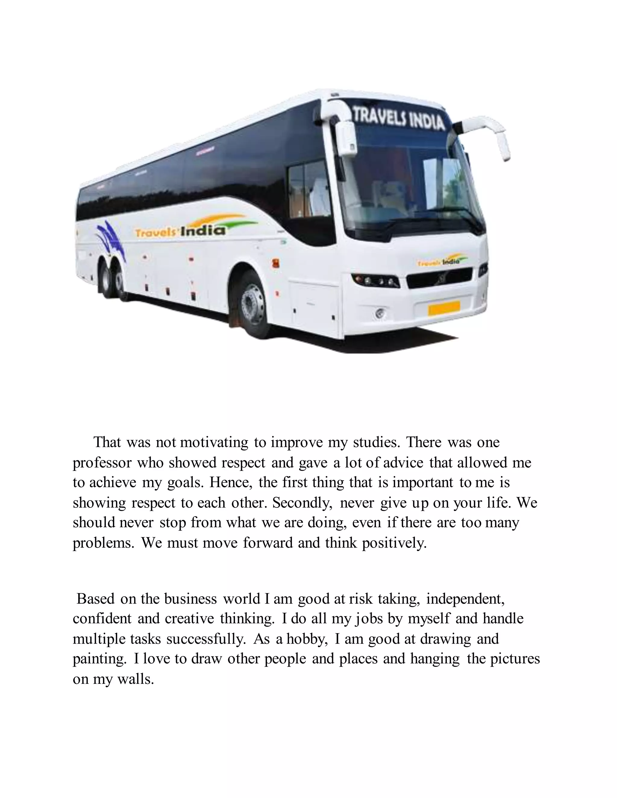 Self reflection assignment | PDF