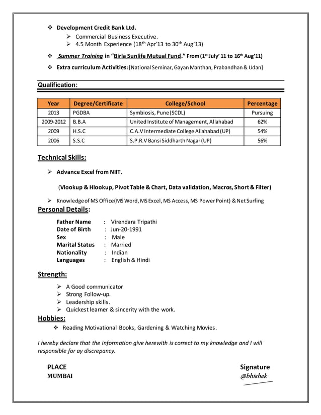 Abhishek_C.V_H R | PDF