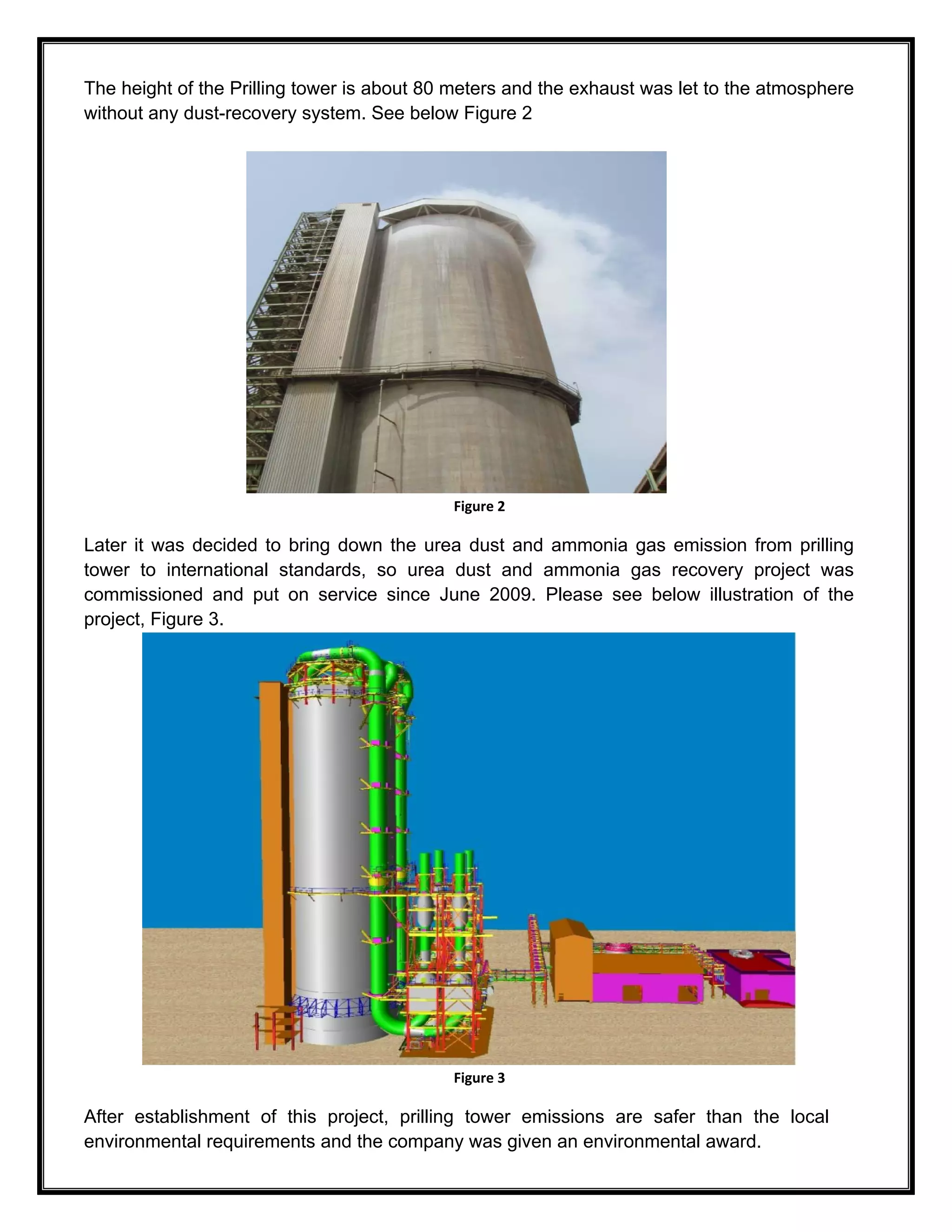 Urea Dust & Ammonia Emission Control Prill Tower Project at Al Bayroni ...