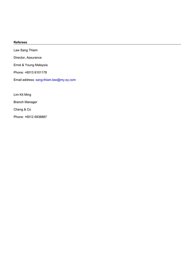 CV_Gan Chun Wah | DOC | Business Administration | Business