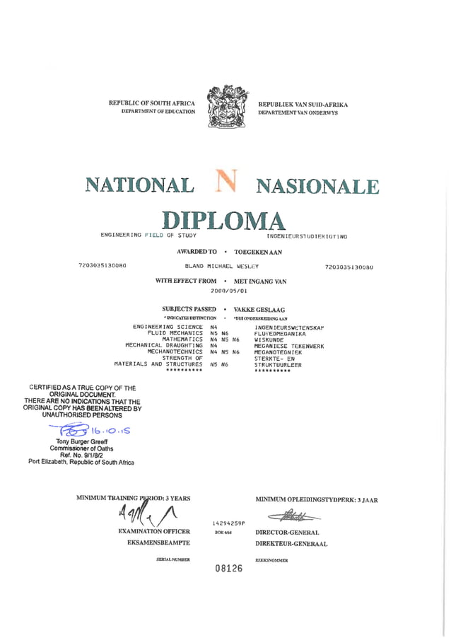 N6 diploma | PDF