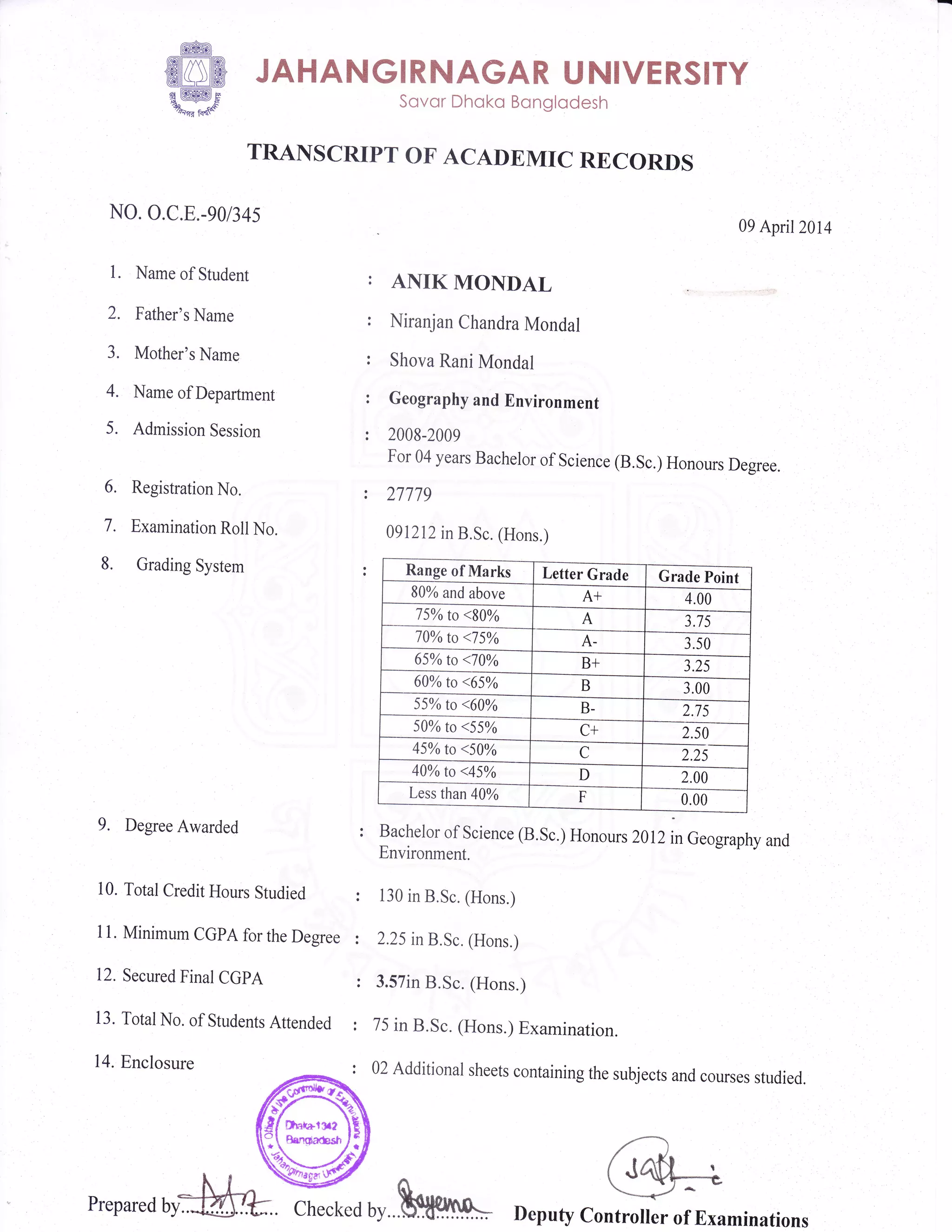 bsc trnascript | PDF