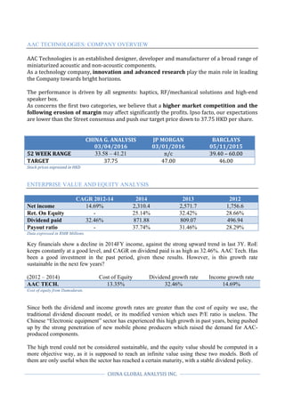 AAC & Sunny Final | PDF