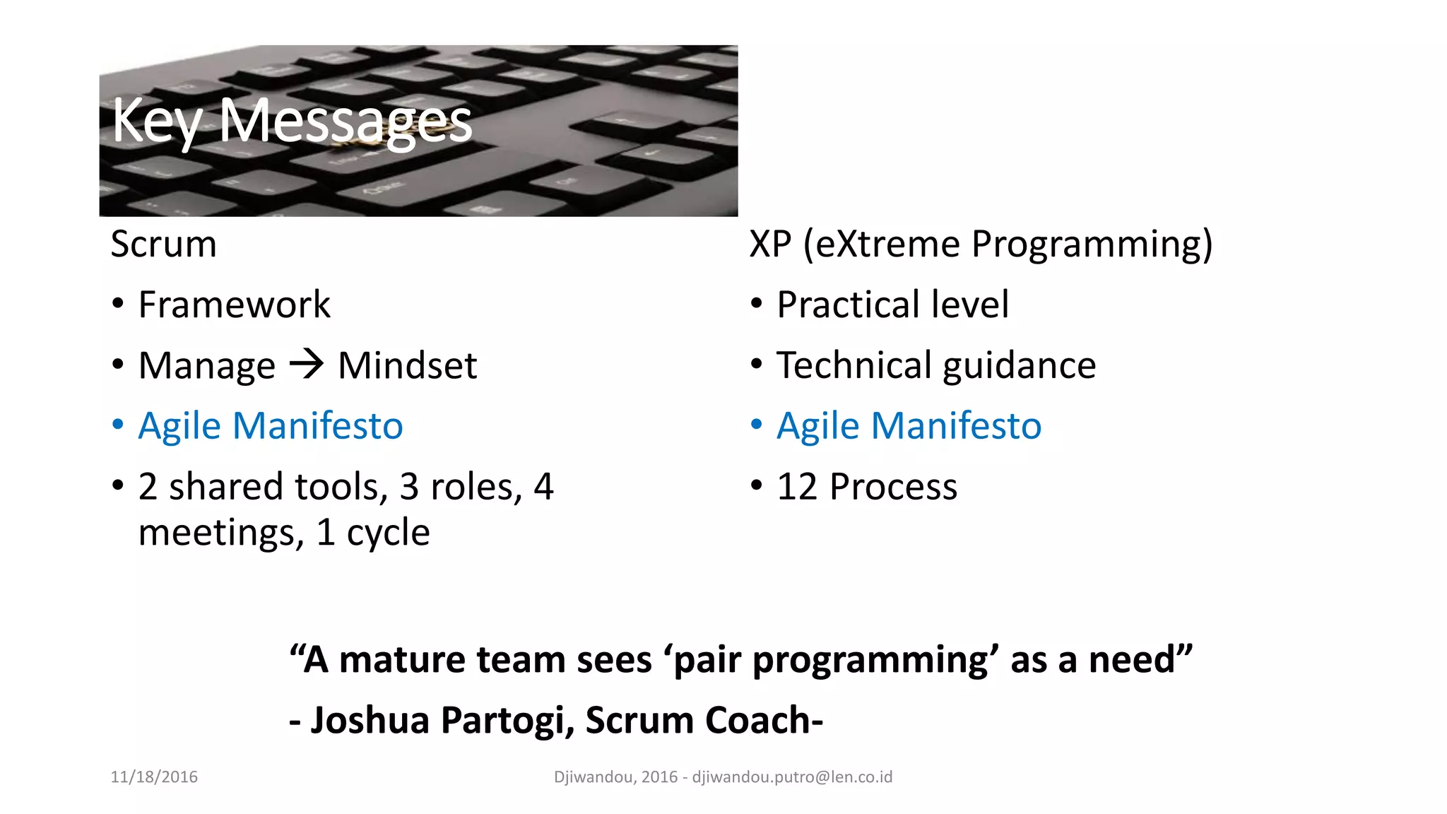 Scrum_XP_18Nov16 | PPT