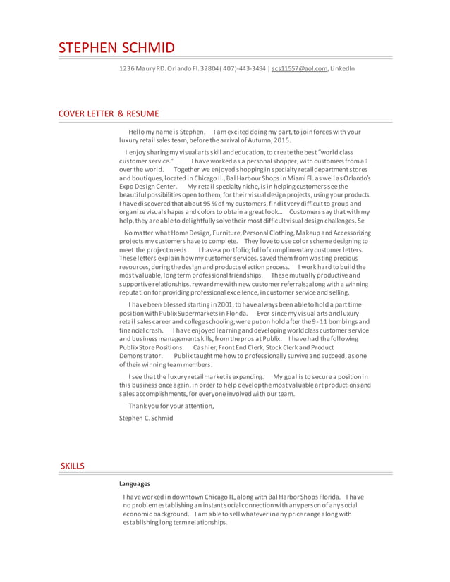 Stephen.docx 5 Visual Sales Resume - Copy - Copy | PDF