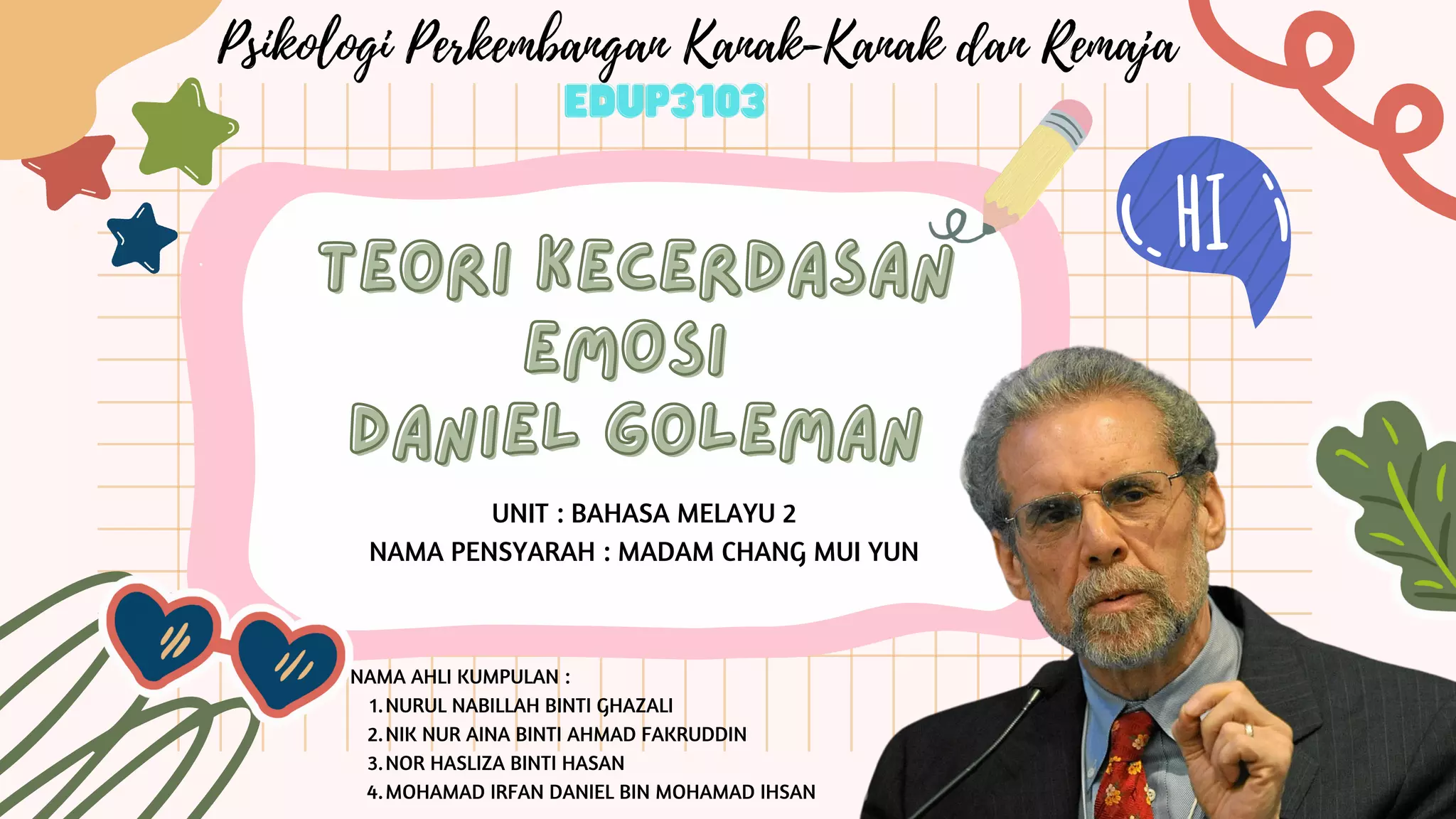 EDUP3103 : TEORI KECERDASAN EMOSI DANIEL GOLEMAN.pdf