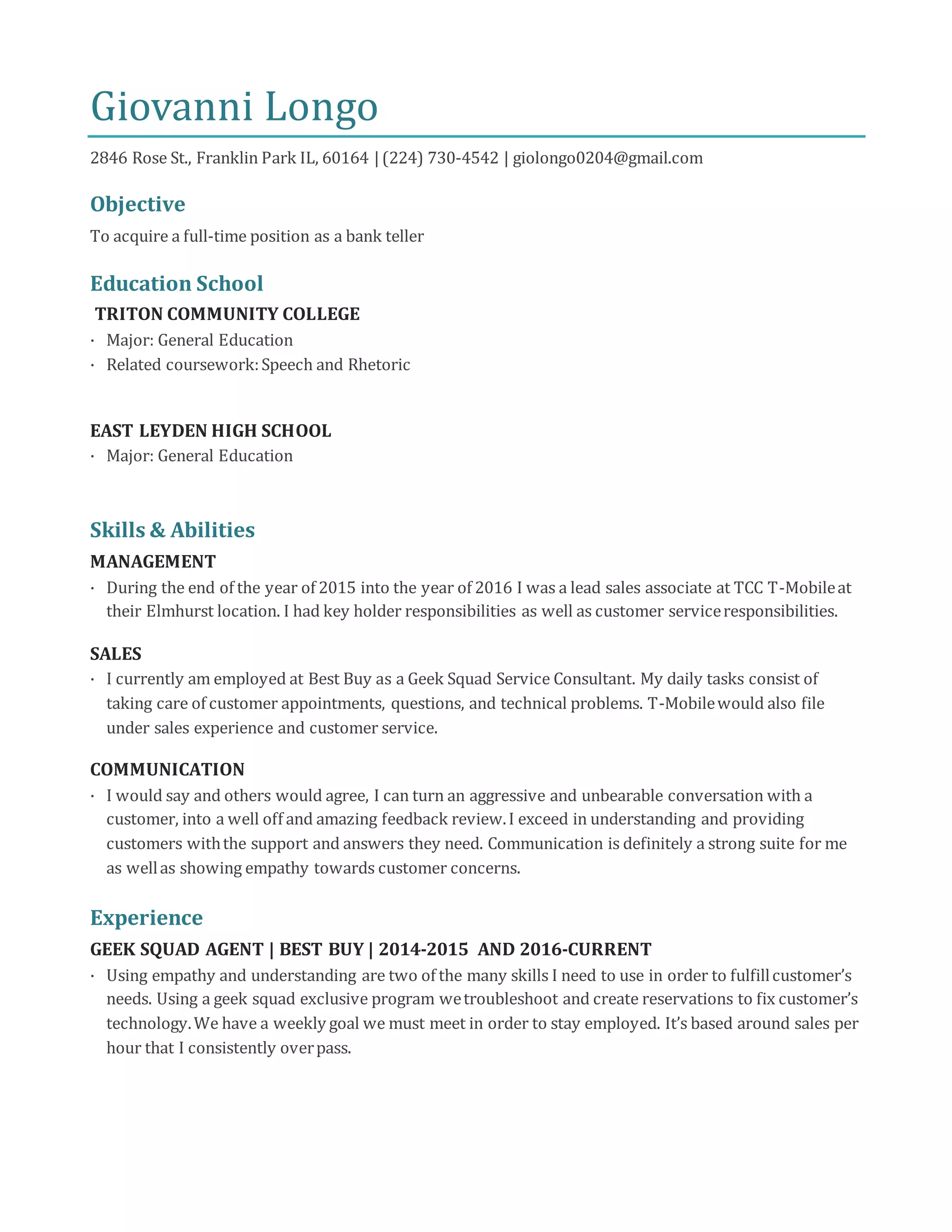Resume | DOCX
