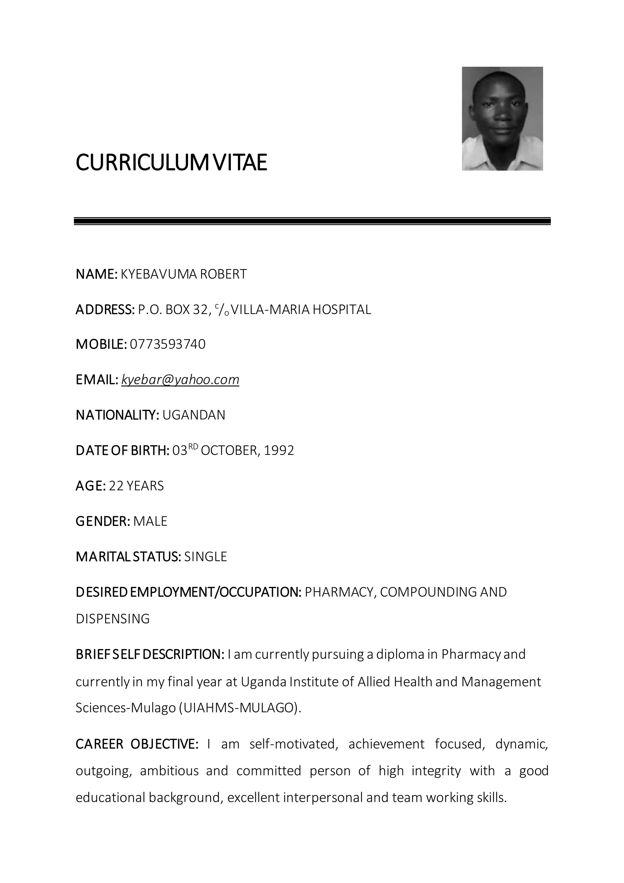 ROBERT. CV | DOCX