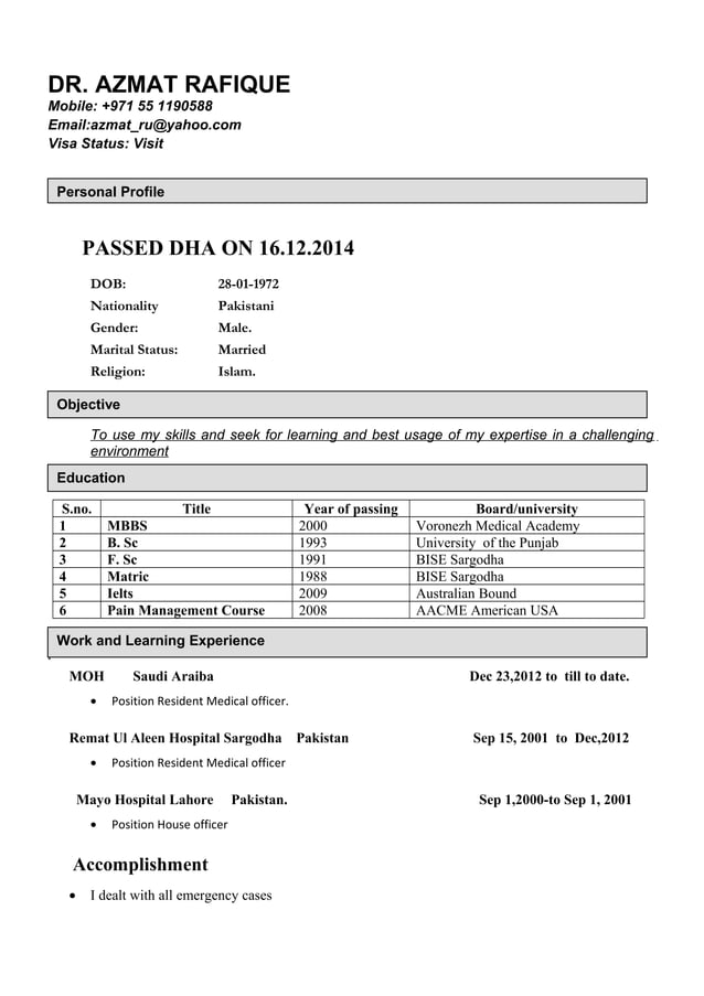 DR. AZMAT RAFIQUE NEW | DOC