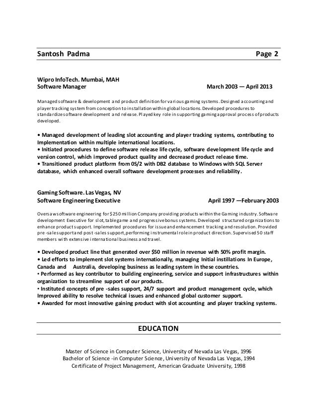 Santosh Padma(Resume)