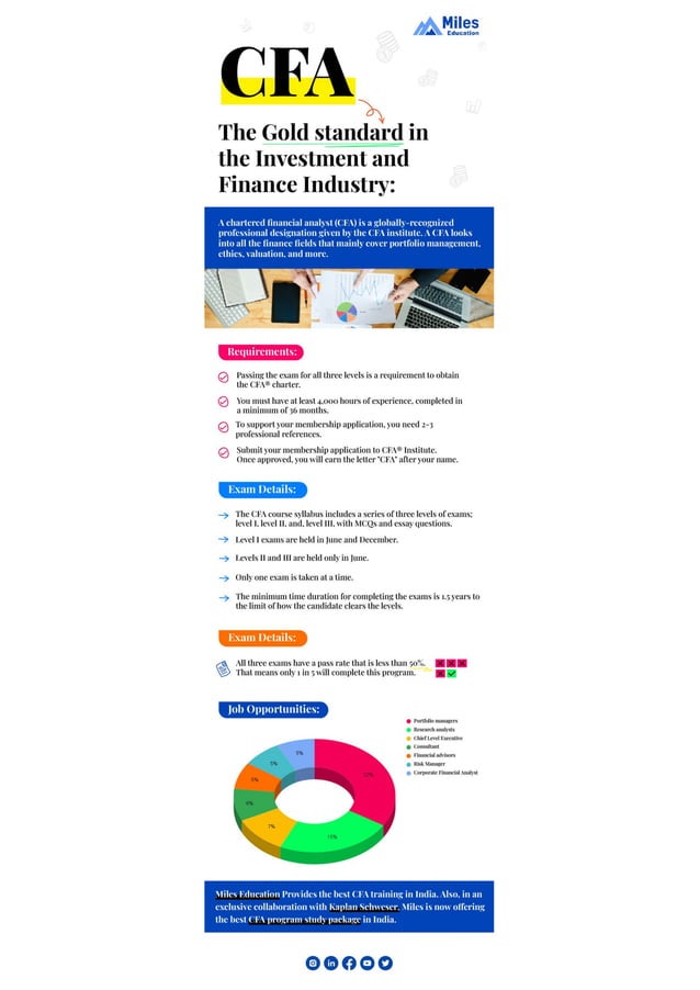 CFA - The Gold standard in the Investment and Finance Industry | PDF