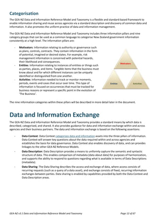 GEA-NZ v3.1 Data and Information Reference Model and Taxonomy | PDF