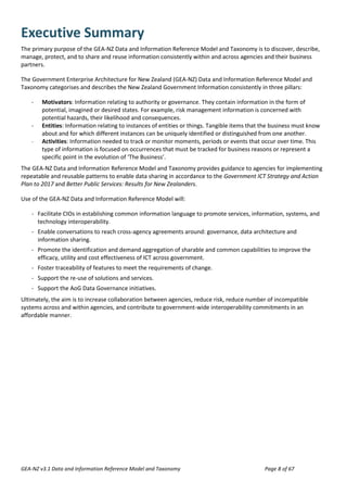 GEA-NZ v3.1 Data and Information Reference Model and Taxonomy | PDF