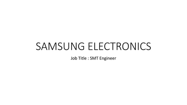 Samsung | PPTX