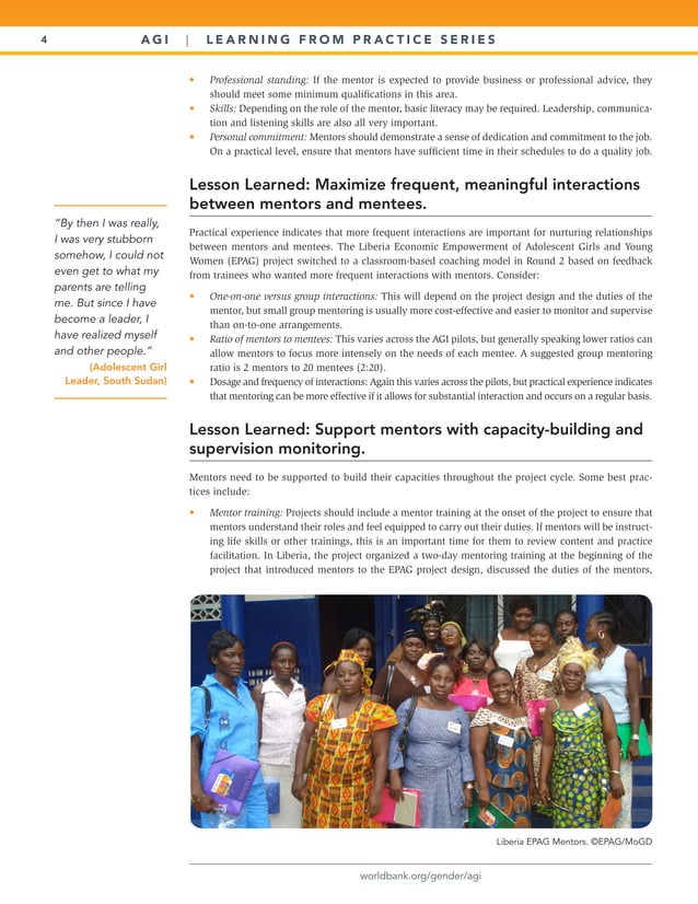 Mentoring Note. MG. SS. 2014 | PDF