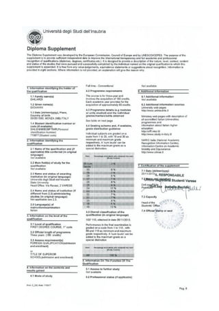INSUBRIA DIPLOMA SUPPLEMENT | PDF